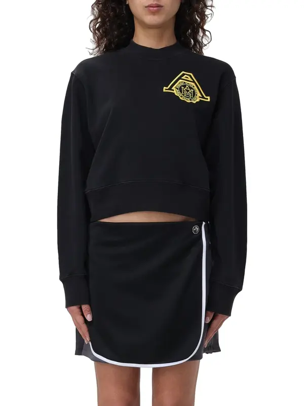 AMBUSH Cropped Sweatshirt - Black