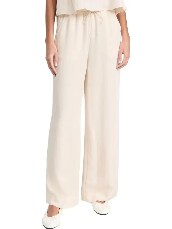 Z Supply Soleil Wide Leg Pants - Sandstone