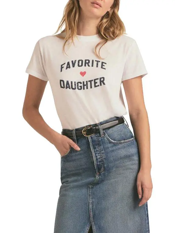 FAVORITE DAUGHTER Graphic T-shirt - White