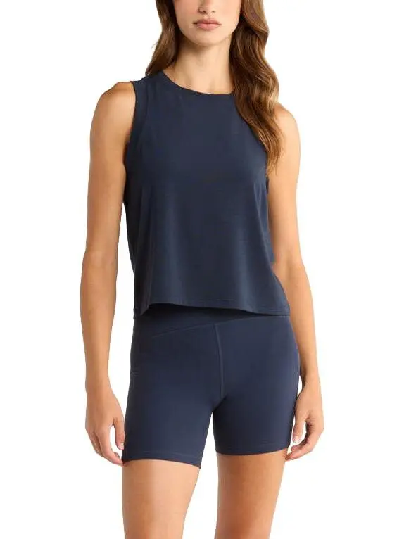Zella Breathe Active Tank Top - Navy Sapphire