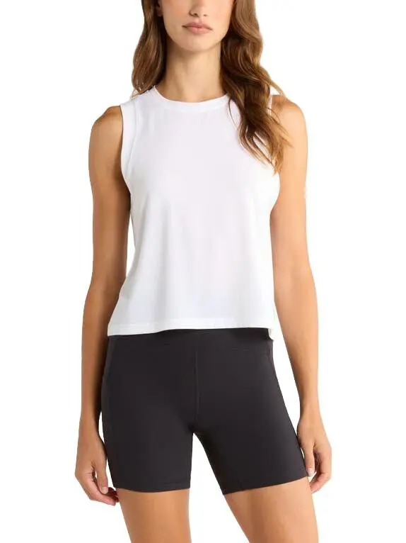 Zella Breathe Active Tank Top - White
