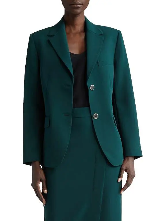 St. John Stretch Cady Blazer - Spruce