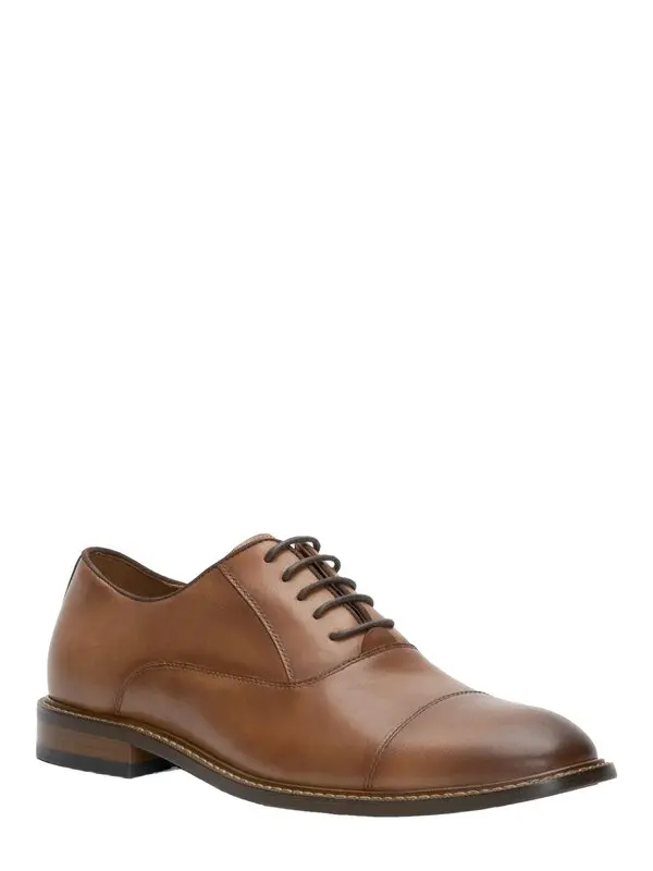 Vince Camuto Loxley Cap Toe Oxford - Cognac/brown