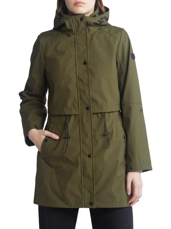 Sam Edelman Hooded Coat - Olive