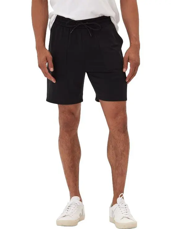 THREADS 4 THOUGHT Casper Fleece Drawstring Shorts - Black