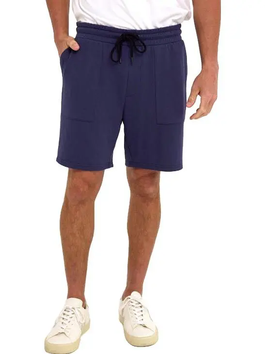THREADS 4 THOUGHT Casper Fleece Drawstring Shorts - Stargazer