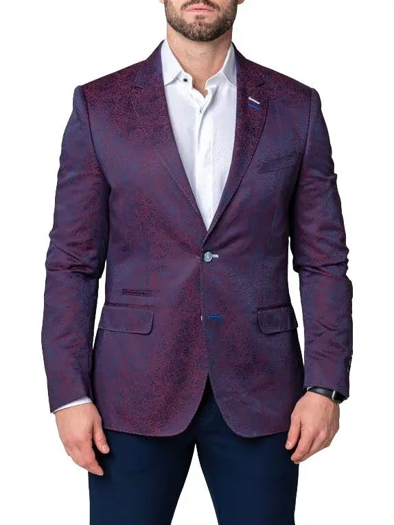 MACEOO Socrates Moxy Sport Coat - Blue Multi