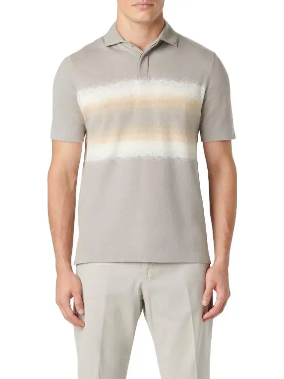 Bugatchi Cotton & Silk Polo - Willow