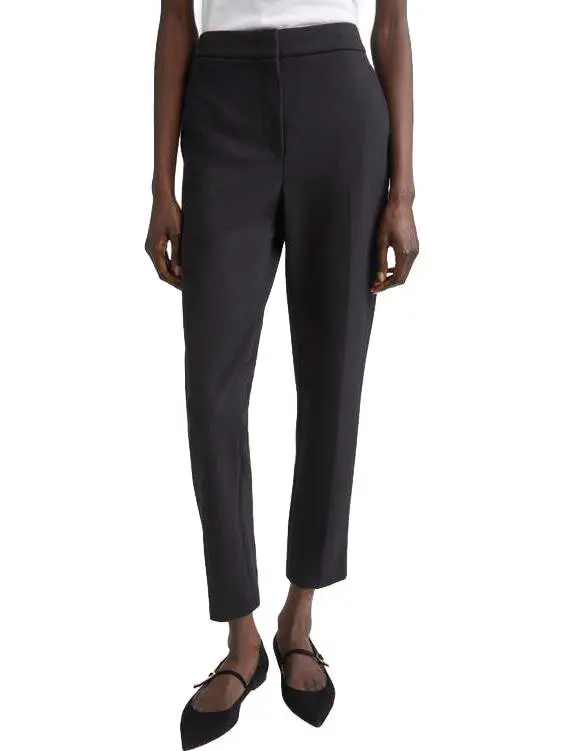 Max Mara Pegno Slim-fit Ankle Trousers - Black