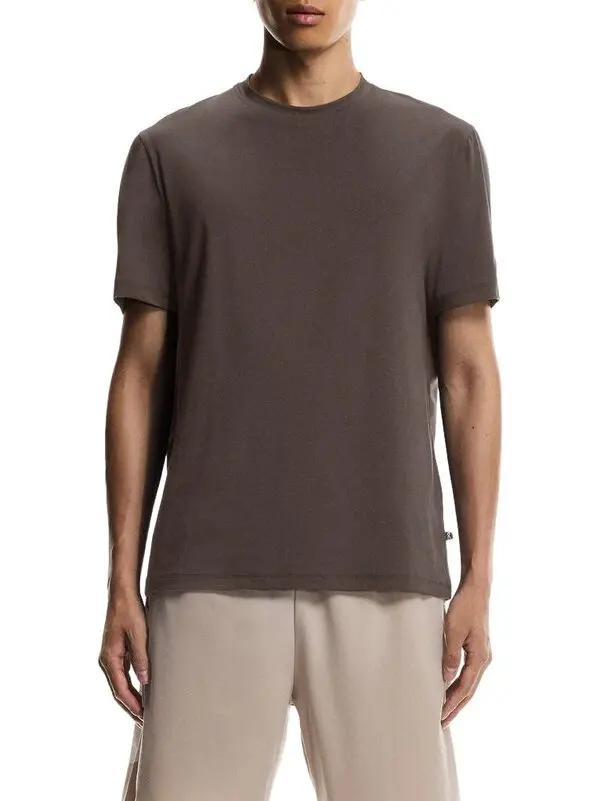 On Focus-t Performance T-shirt - Pebble