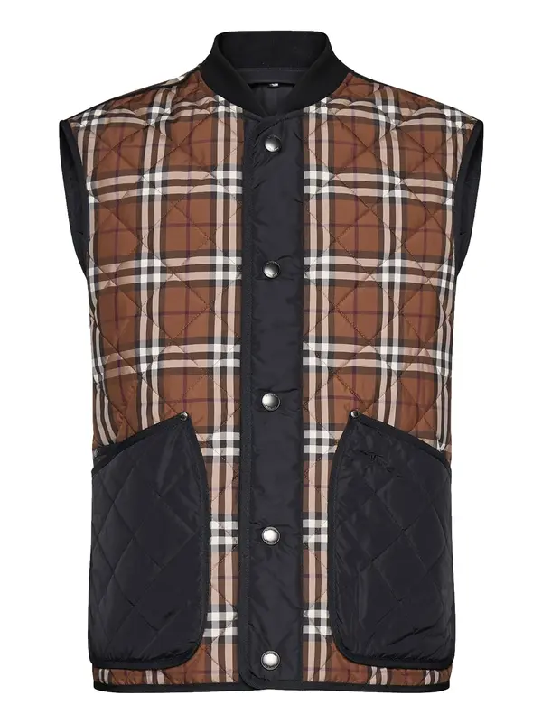 Burberry Weaverton Vest Jacket - Brown