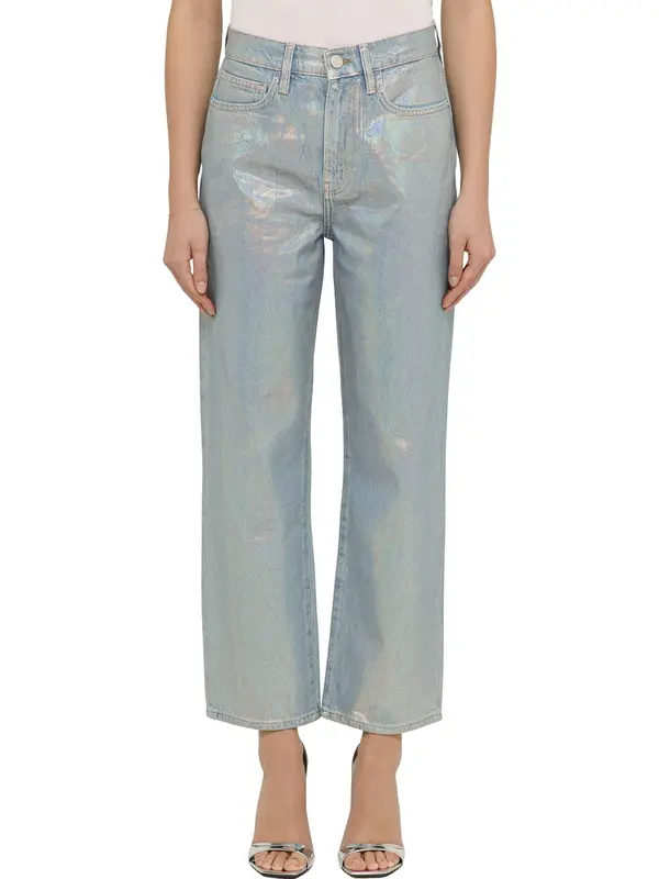 FRAME La Jane Cropped Jeans - Light Blue
