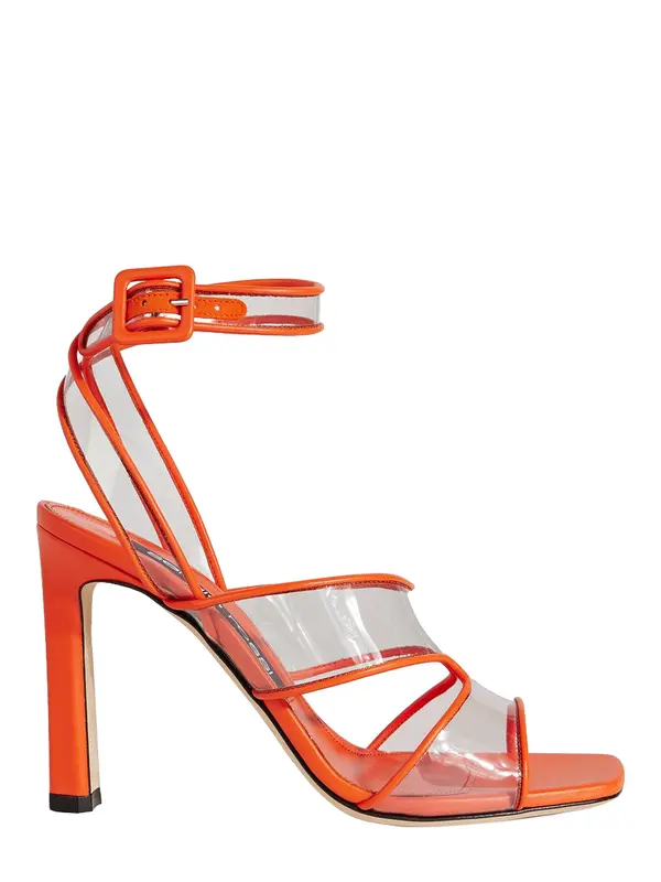 SERGIO ROSSI Sr Lunettes 100 Sandals - Orange