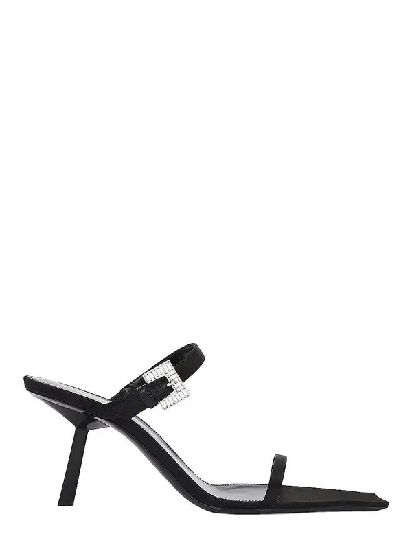 Saint Laurent Hope Mule Sandal - Noir