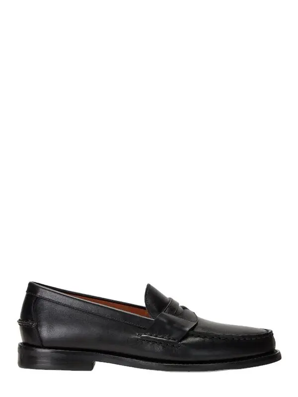 Polo Ralph Lauren Alston Penny Full-grain Loafers - Black