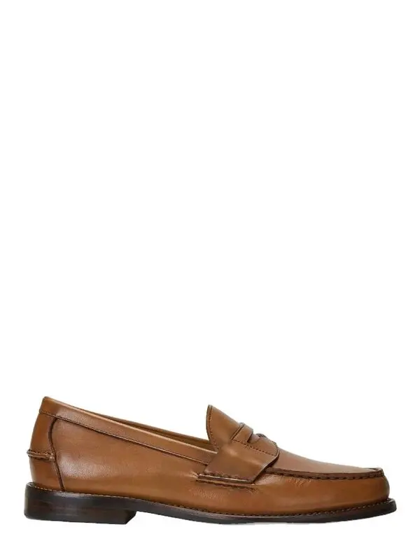 Polo Ralph Lauren Alston Penny Full-grain Loafers - Tan
