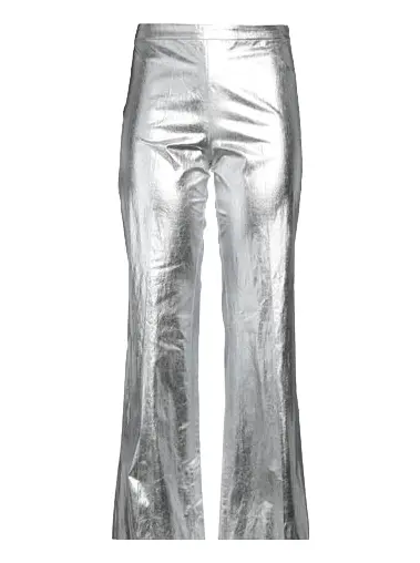 Sandro Flared Metallic Pants - Silver