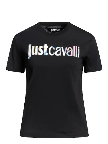 Just Cavalli Logo-print T-shirt - Black