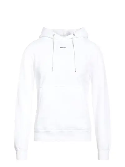 Sandro Cotton-blend Fleece Sweatshirt - White