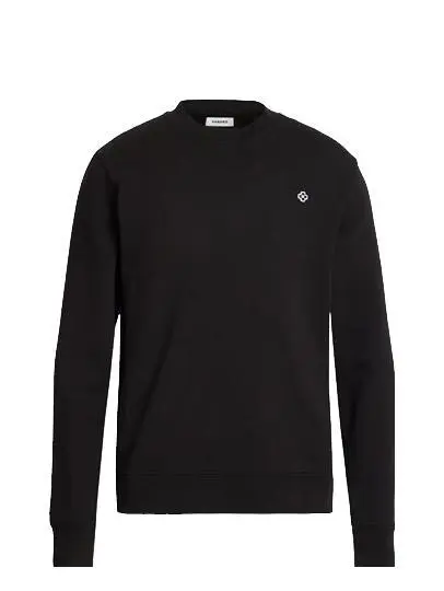 Sandro Cotton Elastane Sweatshirt - Black