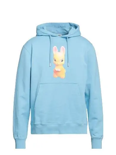 Sandro Hooded Sweatshirt With Graphic - Blue