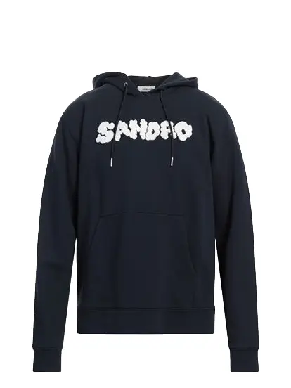 Sandro Cotton-blend Sweatshirt - Blue