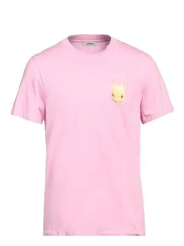 Sandro T-shirt Size Cotton, Elastane - Pink