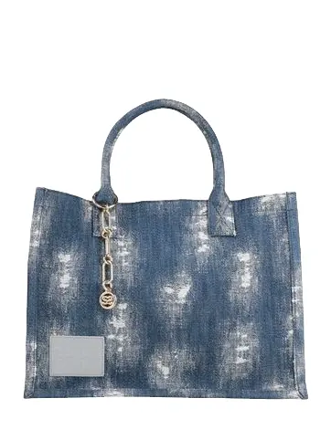 Sandro Maxi Denim Shopper Bag - Blue