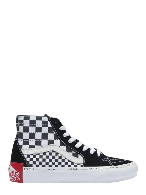 VANS Sk8-hi Tapered Checkerboard Disarray Sneakers - Black