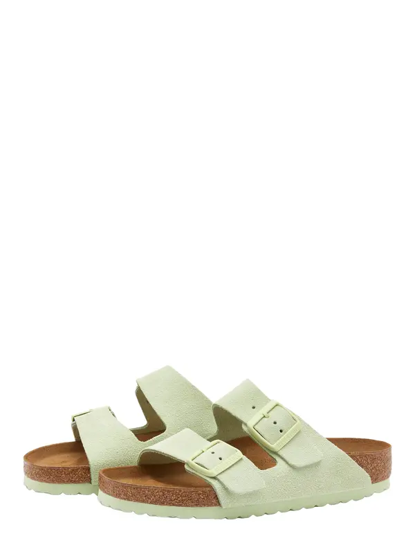 BIRKENSTOCK Arizona Sandal - Faded Lime Suede