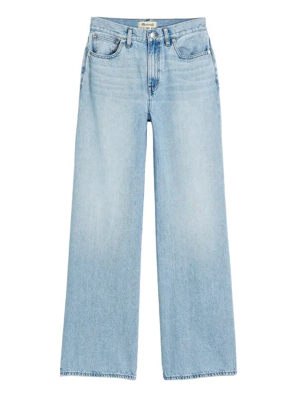Madewell Mw Superwide-leg Jeans In Airy Denim - Ahern Wash