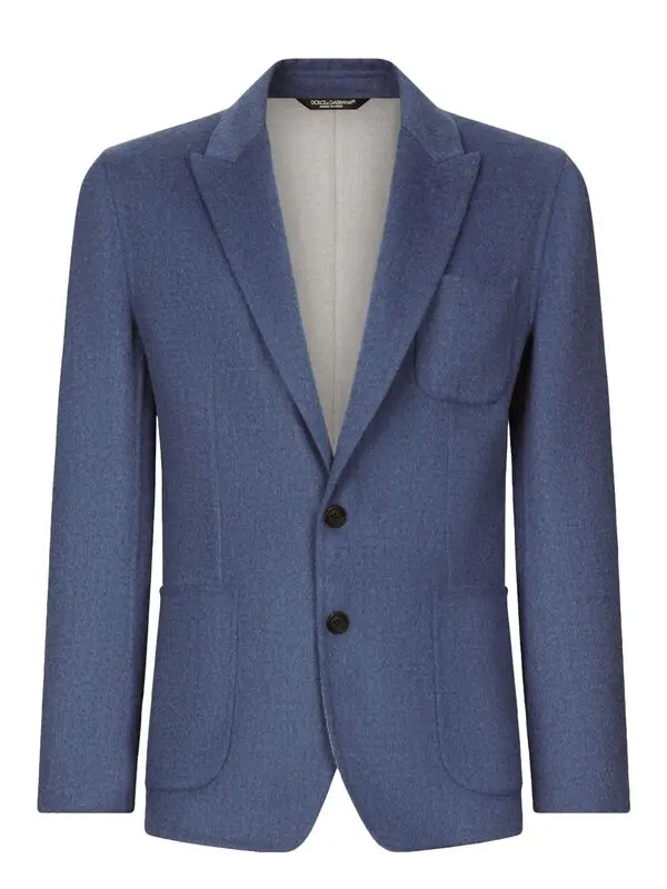 Dolce & Gabbana Portofino Virgin-wool Blazer - Blue