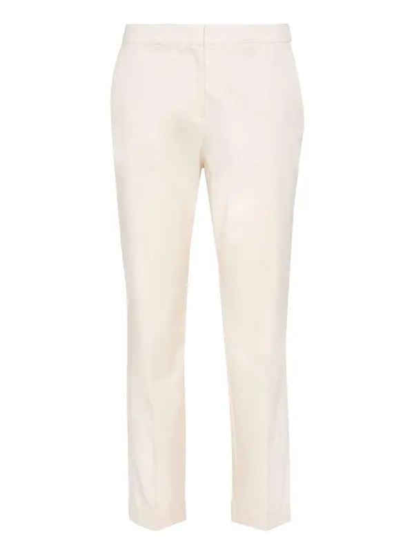 Etro Cropped Gabardine Trousers - Neutrals