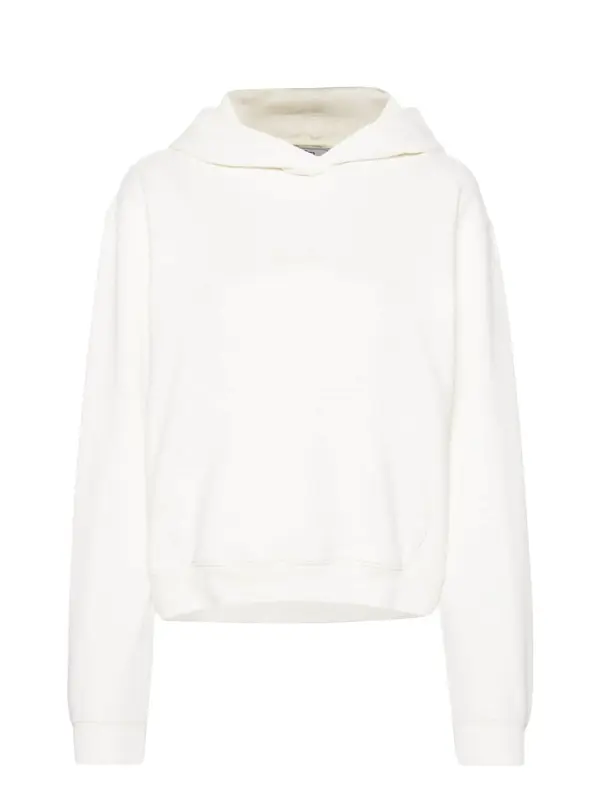 Woolrich Logo-embroidered Cotton Hoodie - White