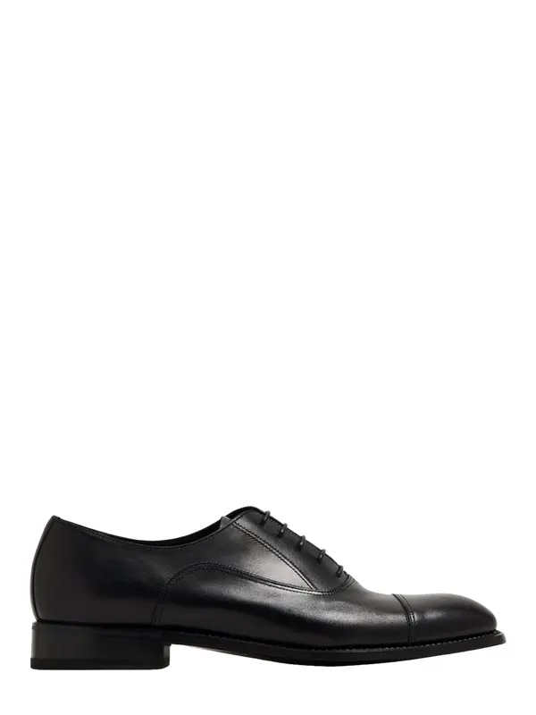 BARRETT Leather Oxford Shoes - Black