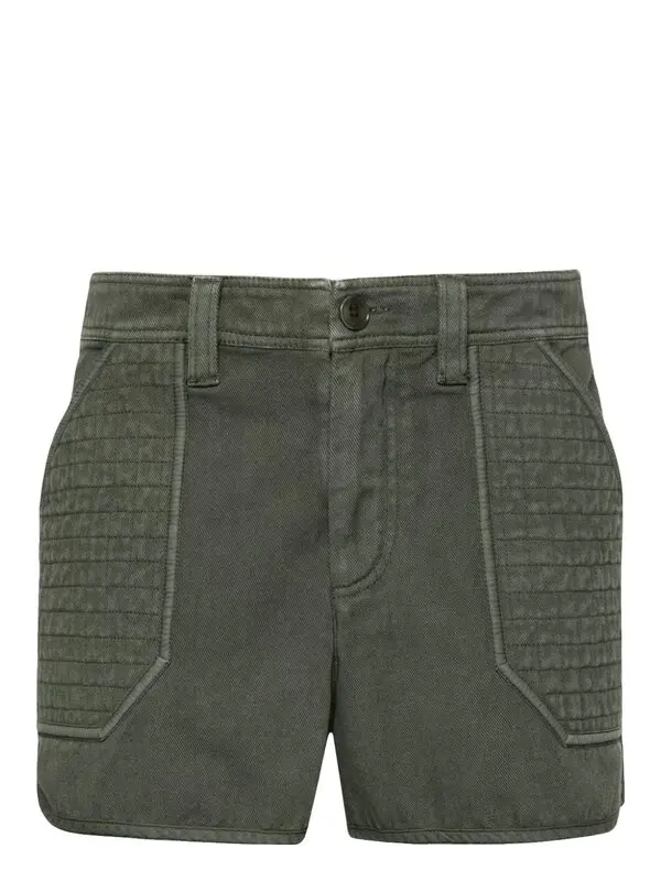 Zadig&Voltaire Sei Twill Mini Shorts - Green