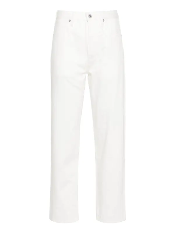 JIL SANDER Mid-rise Straight Jeans - White