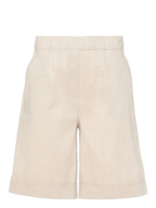 D.exterior Tailored Shorts - Neutrals