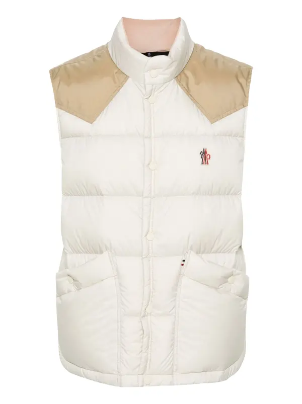 Moncler Veny Quilted Gilet - Neutrals