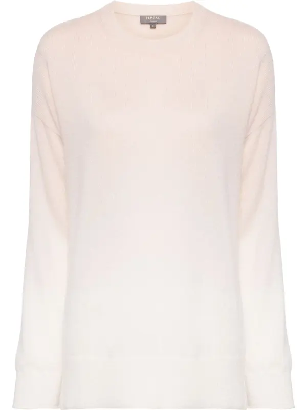 N.peal Gradient-effect Cashmere Jumper - Neutrals