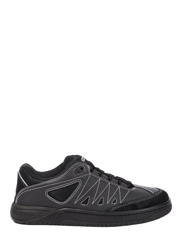 Kenzo Leather Sneakers - Black