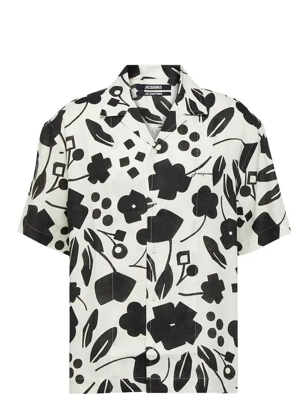 Jacquemus Jean Printed Linen Shirt - Multicoloured
