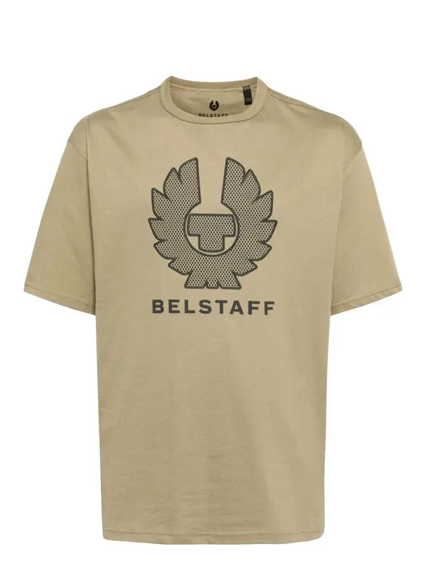 Belstaff Logo-print Cotton T-shirt - Green