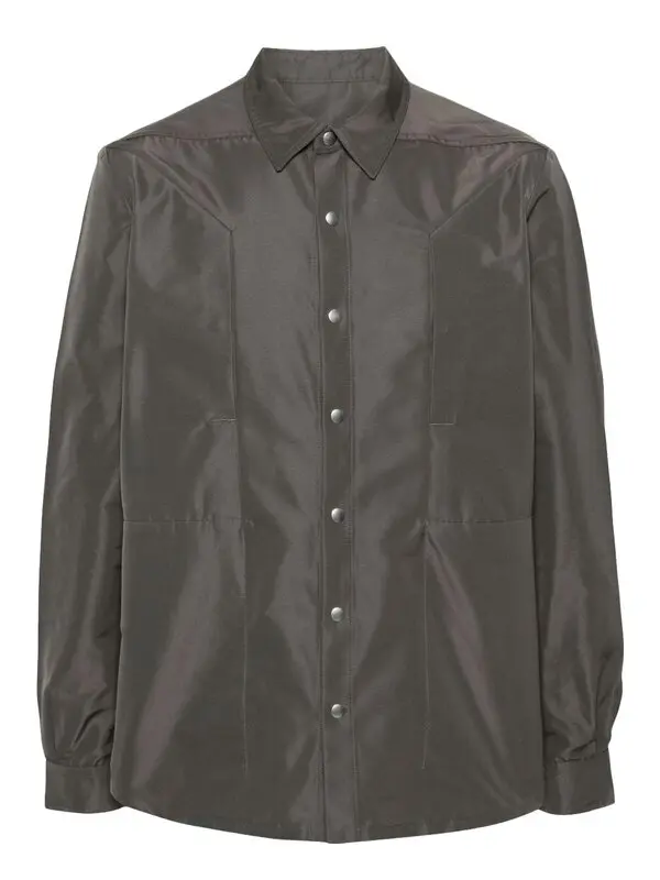 Rick Owens Fogpocket Shirt Jacket - Grey