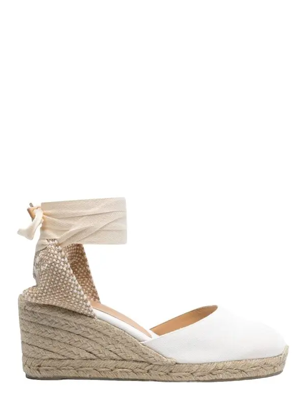 CastaÑer Carina 70mm Espadrilles - White
