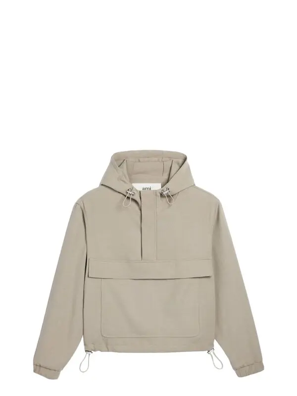 Ami Hooded Windbreaker - Neutrals