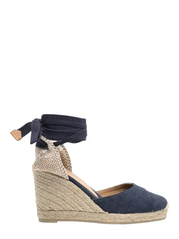 CastaÑer 90mm Carina Wedge Espadrilles - Blue