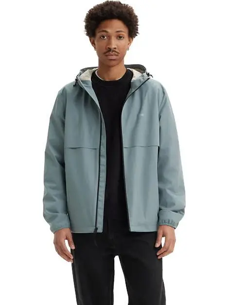 LEVI'S Hooded Rain Windbreaker Jacket - Trooper