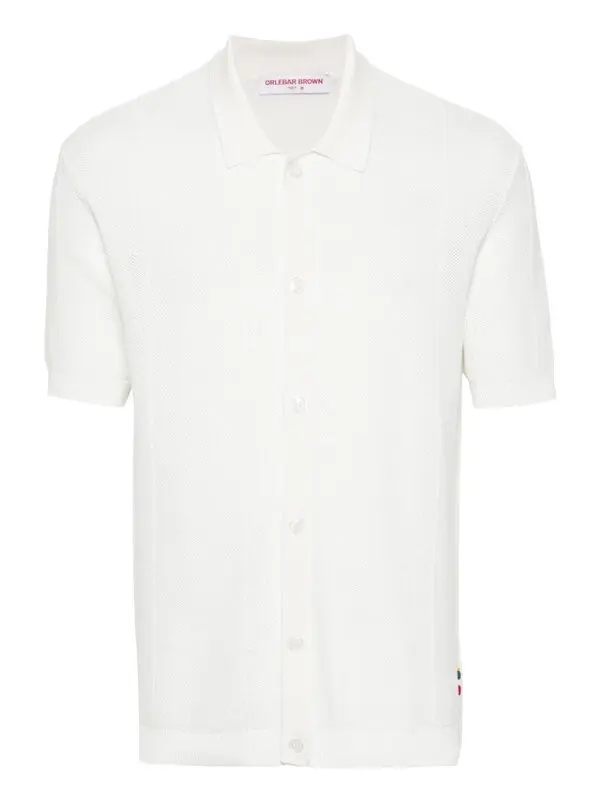 Orlebar Brown Tiernan Knitted Shirt - White
