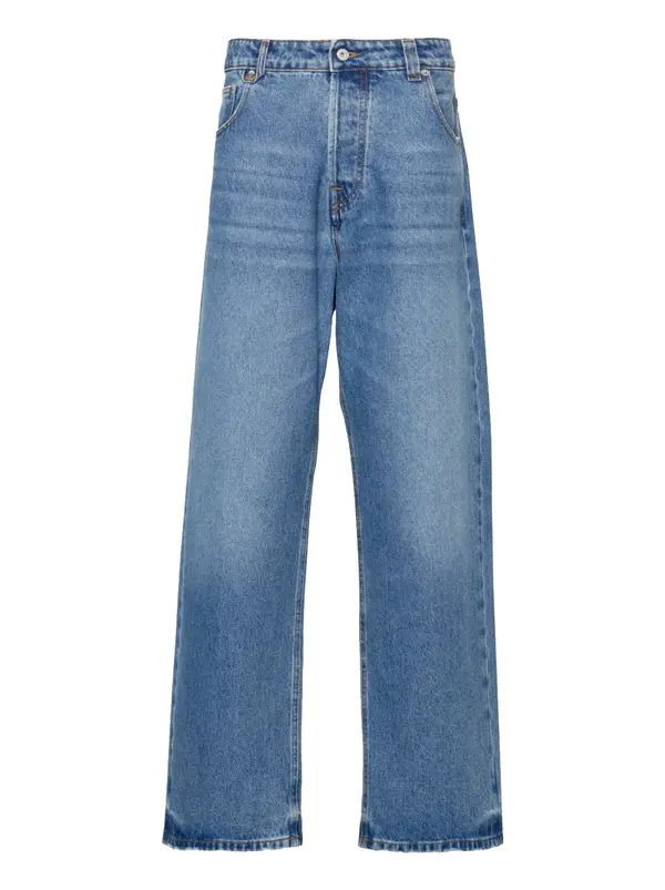 Jacquemus Le De Nîmes Wide-leg Jeans - Blue